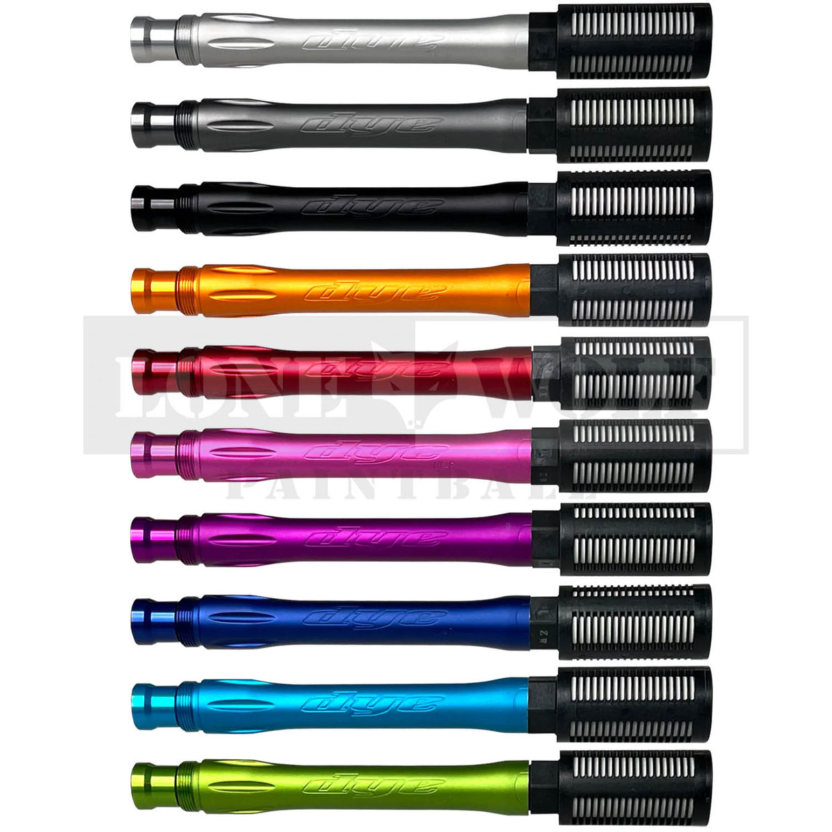 Dye UL-S QT Barrel w/ Tech Silencer – Lone Wolf Paintball