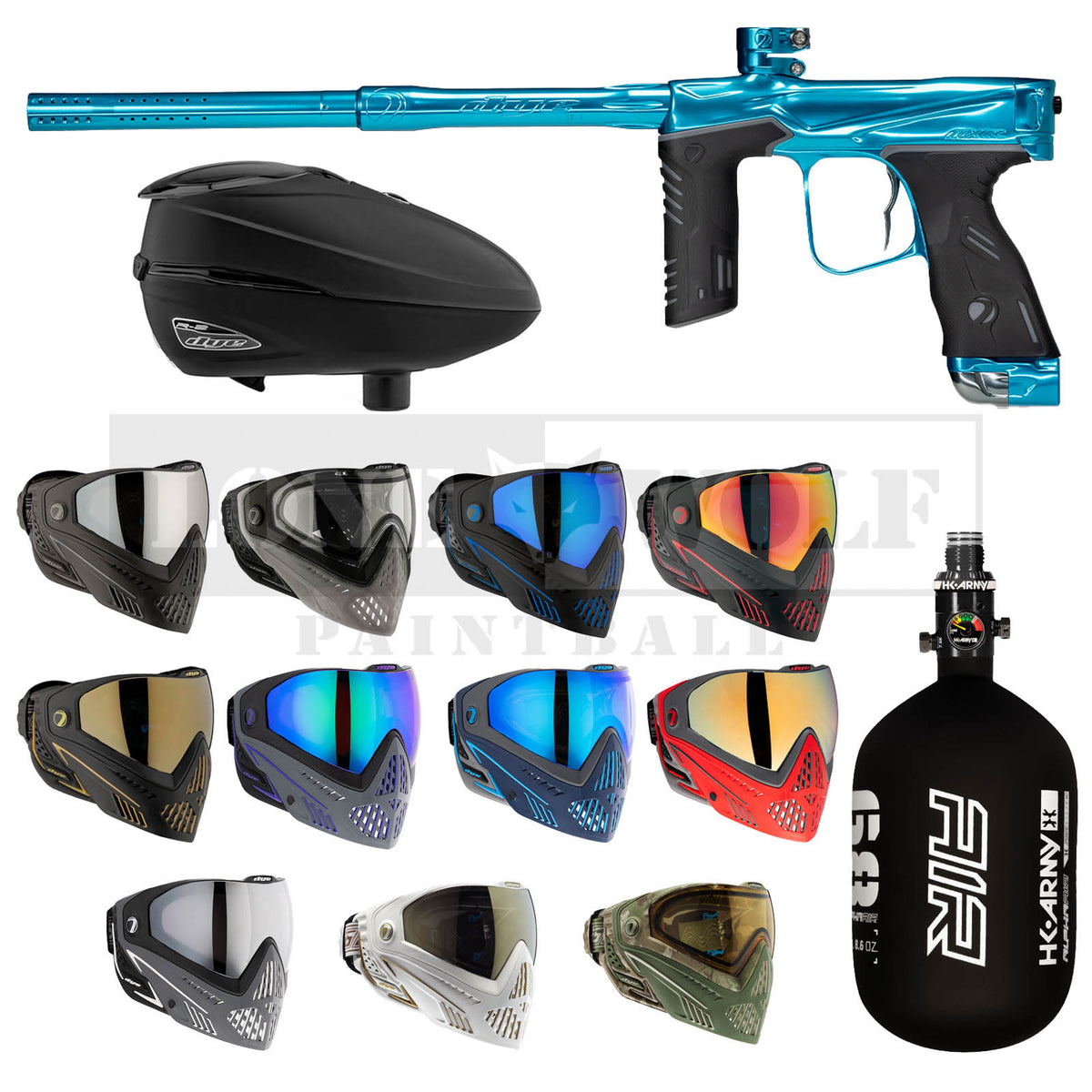 Dye MXR Tournament Paintball Package – Lone Wolf Paintball