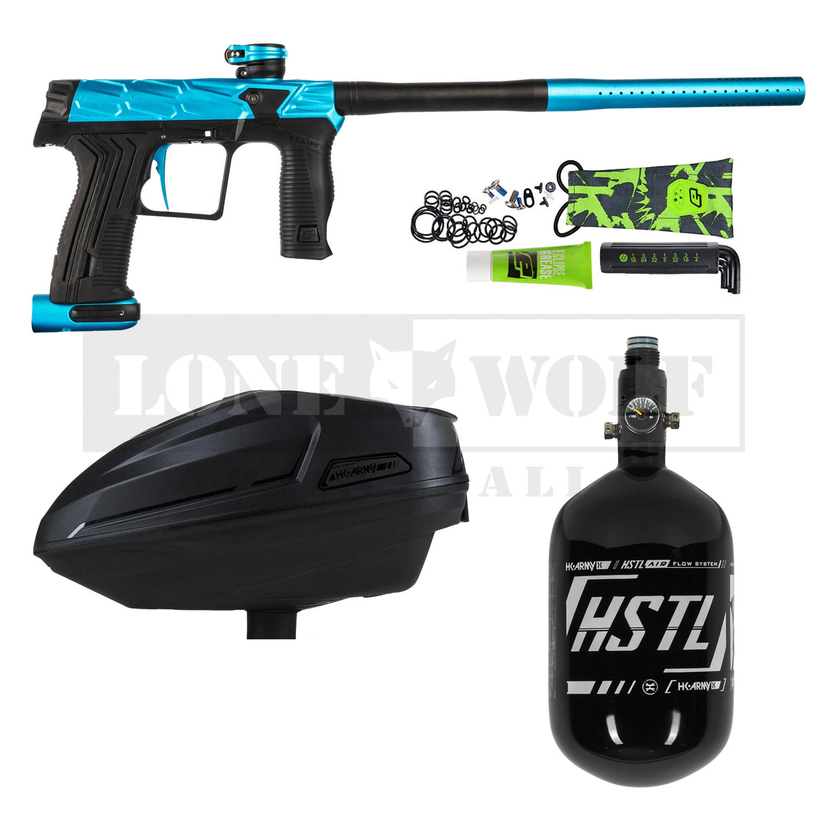 HK Army ETHA3 MTL Hive Hopper & Tank Combo – Lone Wolf Paintball