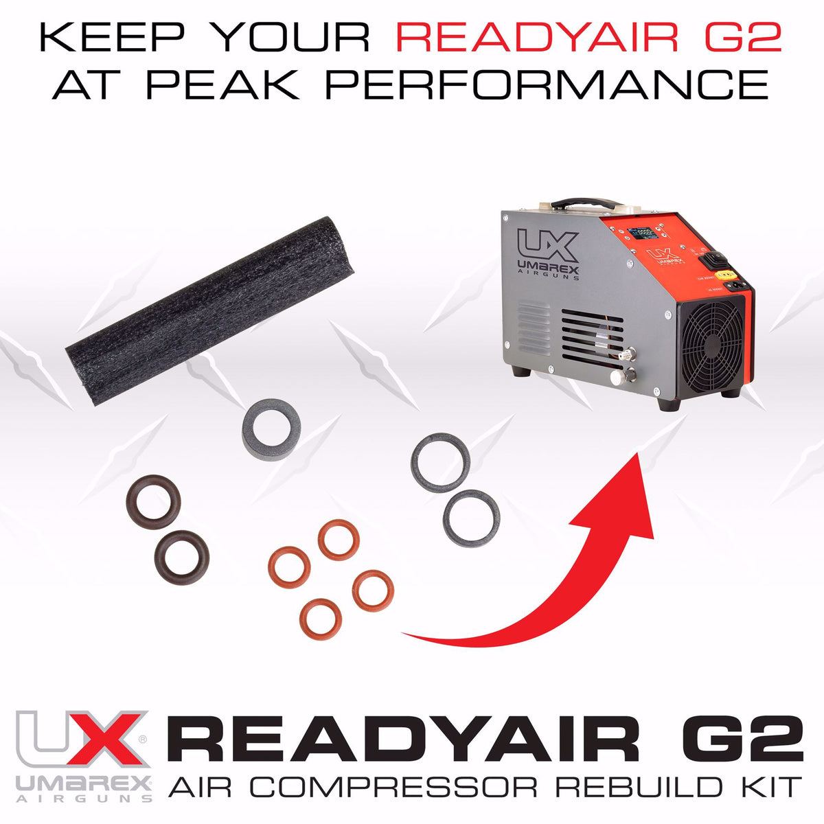 Umarex ReadyAir Gen2 Air Compressor Rebuild Kit – Lone Wolf Paintball