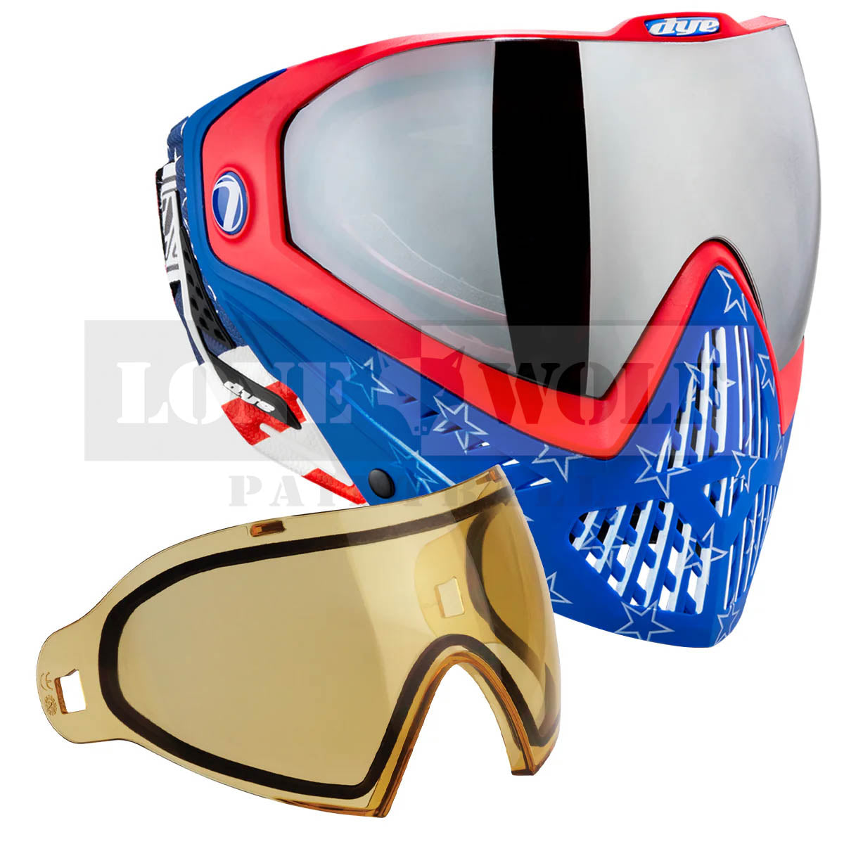 Dye i5 - Merica w/ Extra Lens Included – Lone Wolf Paintball