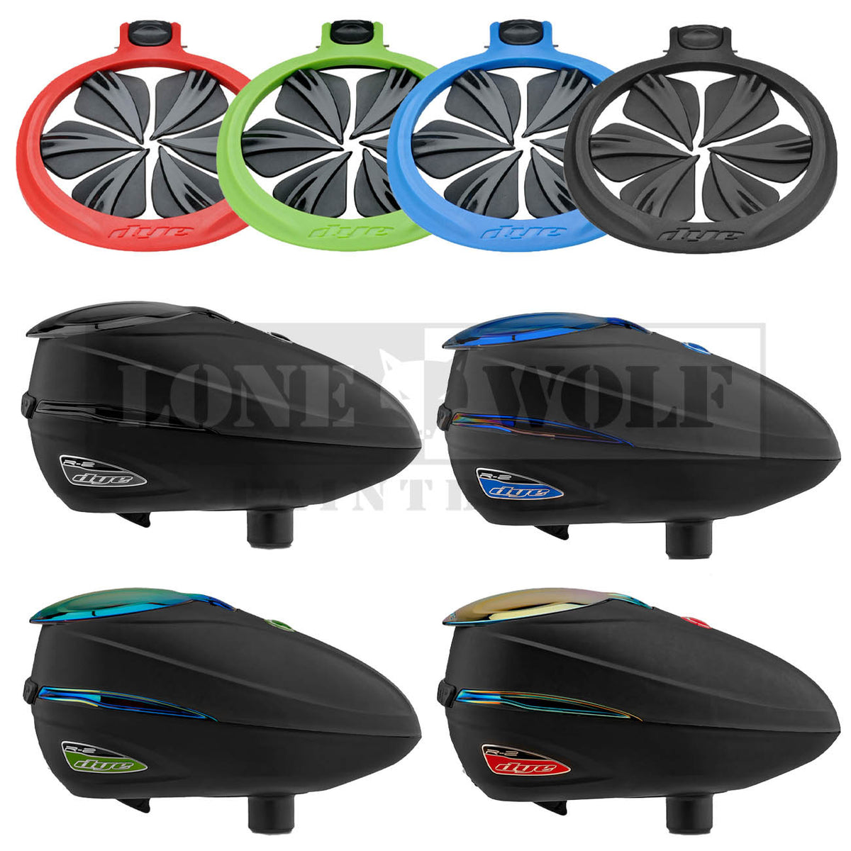 Dye Rotor R2 & Quick Feed Combo – Lone Wolf Paintball