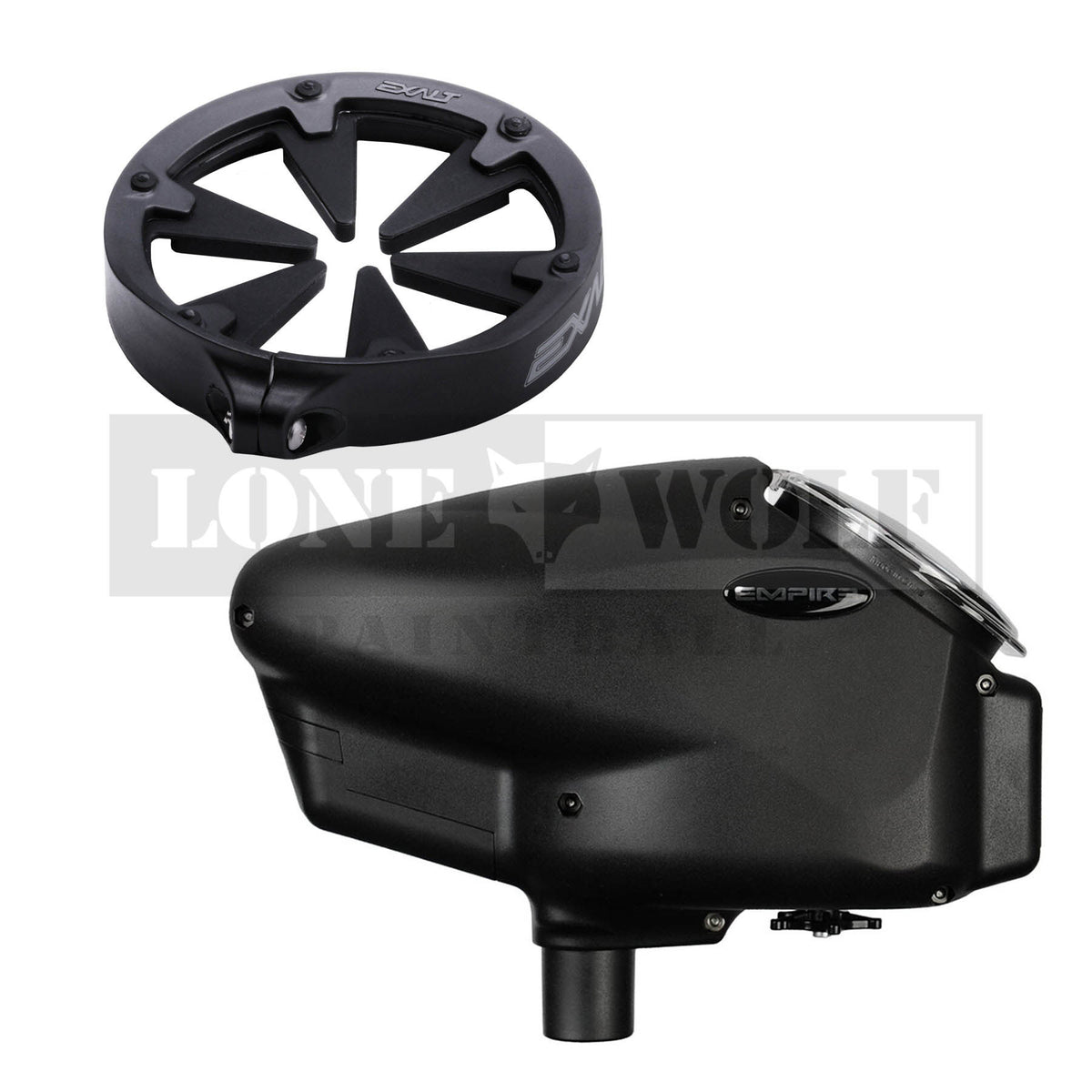 Combo Empire Halo Too V2 y alimentación rápida – Lone Wolf Paintball