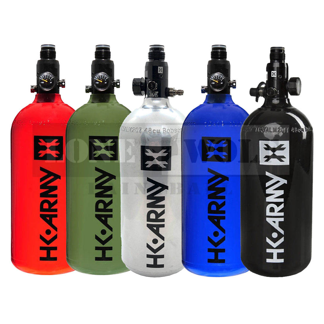 HK Army Aluminum 48/3000 Air Tank – Lone Wolf Paintball