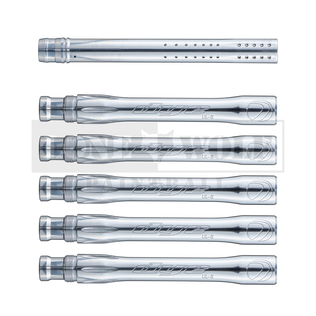 Dye UL-S Barrel Kit (6-Piece) - RAW UN-ANODIZED – Lone Wolf Paintball
